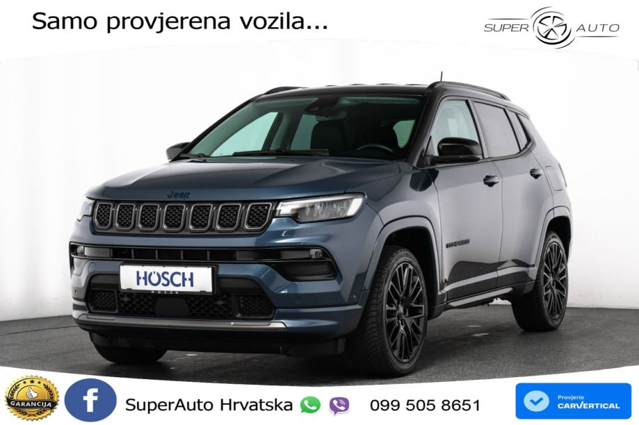 Jeep Compass S 1.3 GSE T4 4xe Aut. 241 KS, ACC+KAM+GR SJED+VIRT+NAVI ...