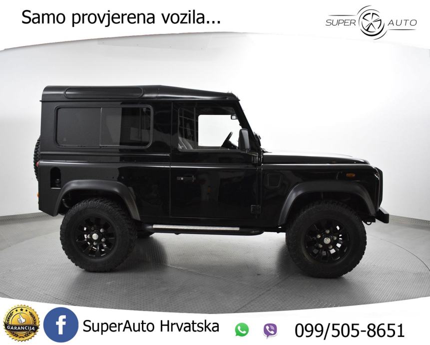 Land Rover Defender 90 TD4 122 KS, KOŽA+ALU+GARANCIJA, 2005 god.