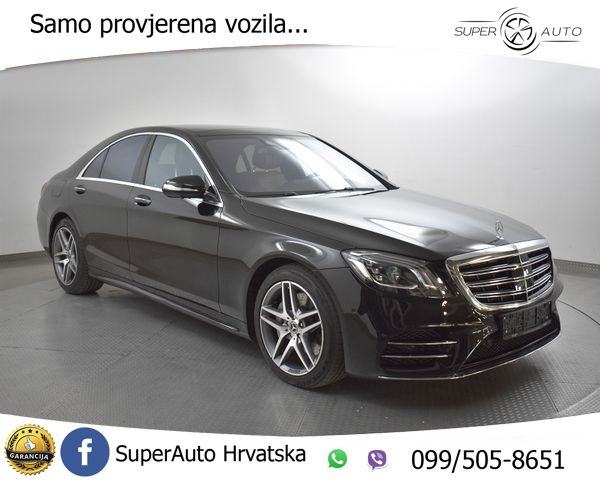 Mercedes S 400d 4Mat AMG Line 340 KS, ZRAČNI+PANO+BURM+STDHZ+360+HEAD ...