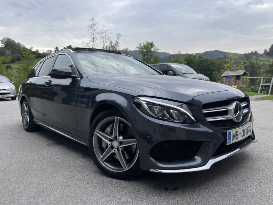Mercedes-Benz C-Razred C 300h AMG line Zračno Panorama Headup Kamera B ...