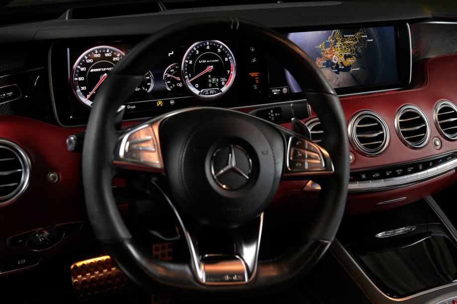 Mercedes S63 AMG Coupe Swarovski/Carbon/3D/Pano/Night vision/Webasto ...
