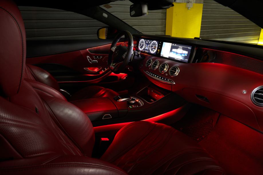 Mercedes S63 AMG Coupe Swarovski/Carbon/3D/Pano/Night vision/Webasto ...