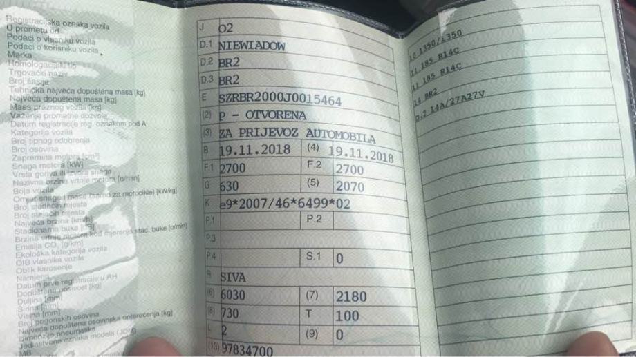 Mercedes-Benz Sprinter 312 CDI + nova PRIKOLICA, 2008 god.