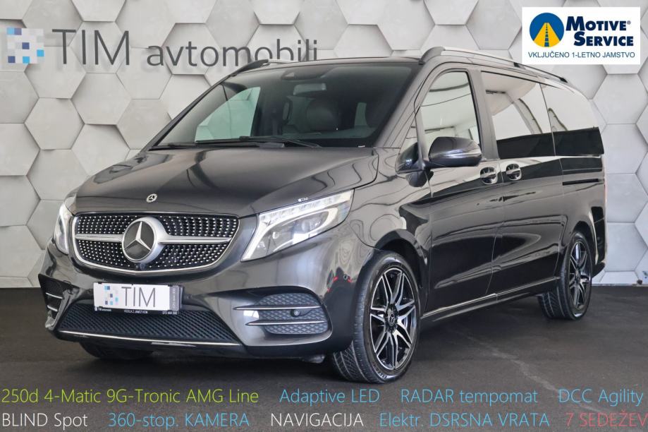 Mercedes-Benz V250d 4-Matic 9G-TRONIC AMG Line Burmester 360-KAMERA ...
