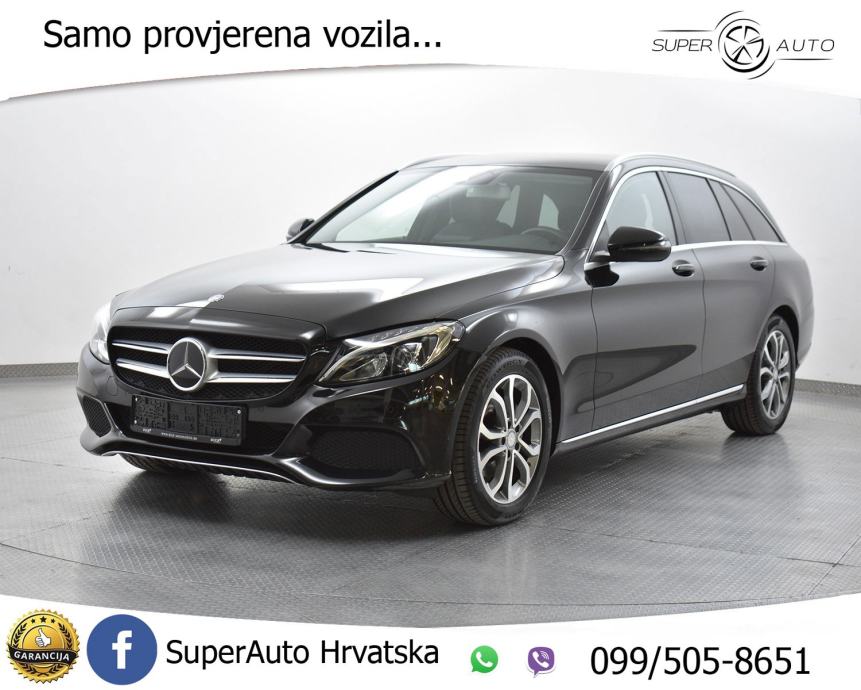 Mercedes C 200d T 7G. Avantg. 136 KS, LED+ACC+SHZ+BURM, 2016 god.