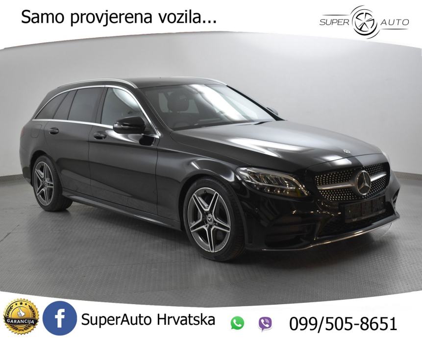Mercedes C 300d AMG-Line 9G 245KS, ACC+SHZ+KAM +LED+VIRT+PDC +CARPLAY+ ...