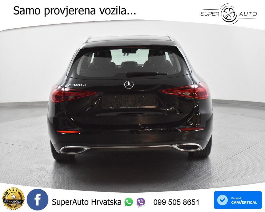 Mercedes C 300d T Aut. 2xAvantgarde 286 KS, LED+ACC+GR SJED+VIRT, 2022 god.