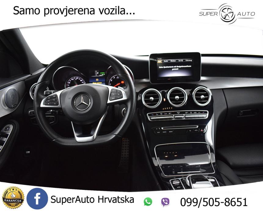 Mercedes C 350e T AMG Line Hybrid 279 KS, ZRAČNI+PANO+BURM+KAM+LED ...