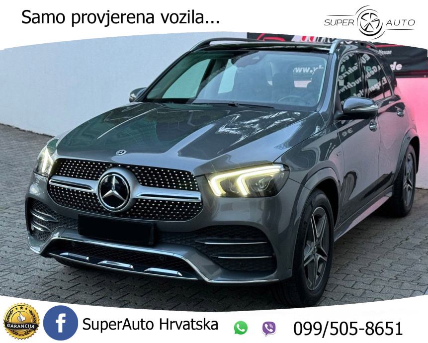 Mercedes GLE 350de 4M AMG 320 KS, ZRAČNI+ACC+360+4xGR SJED+LED+PANO ...