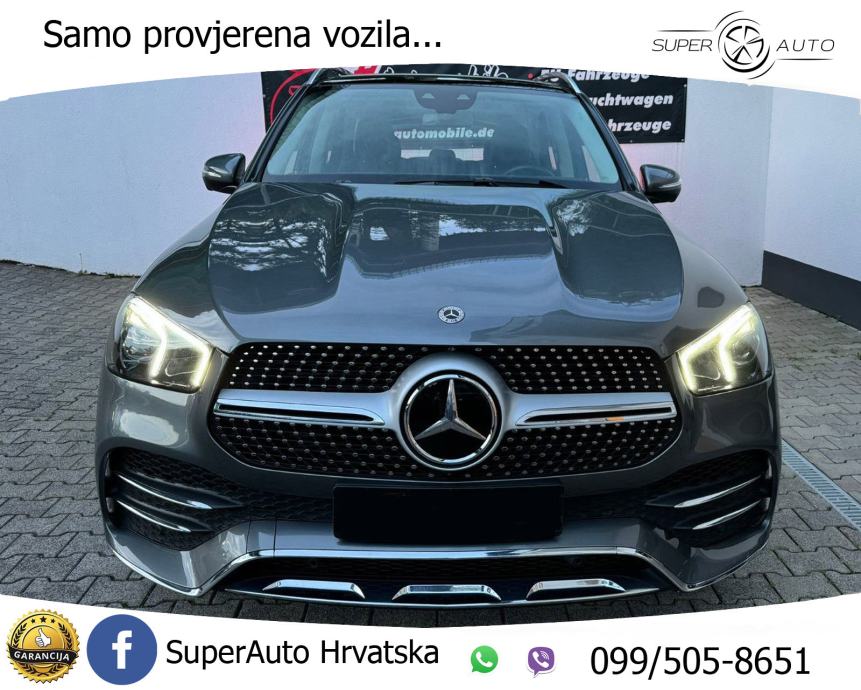 Mercedes GLE 350de 4M AMG 320 KS, ZRAČNI+ACC+360+4xGR SJED+LED+PANO ...