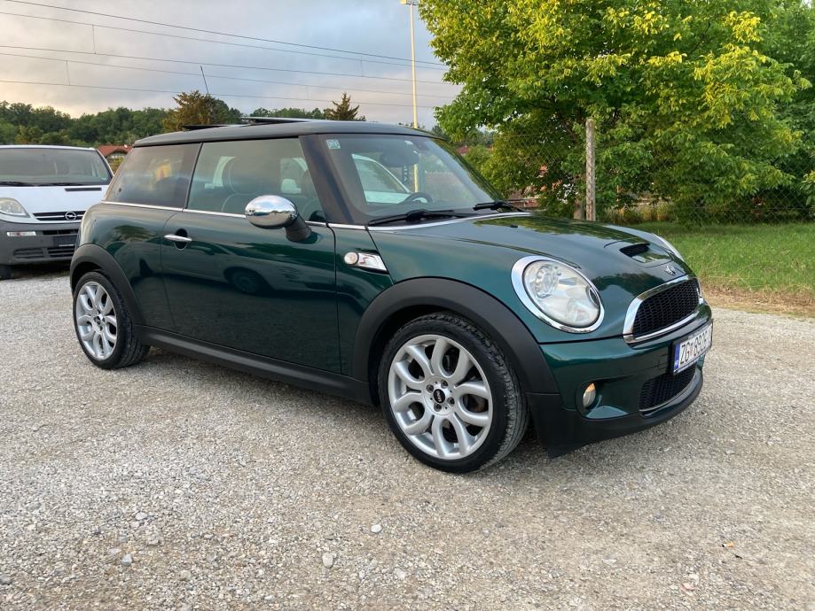 MINI Cooper S-BRITISH RACING GREEN-XENON-KOŽA-PANORAMA-ALU-KARTICE-36R ...