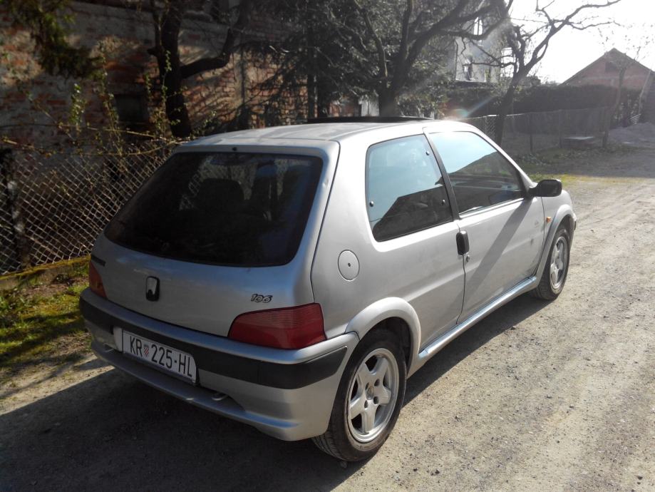 Peugeot 106 sport, quicksilver, rallye, 1998 god.
