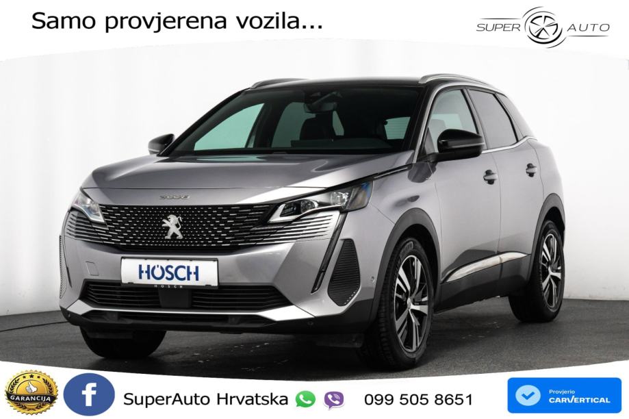 Peugeot 3008 1.2 PureTech GT 131 KS, ACC+KAM+VIRT+NAVI, 2024 god.