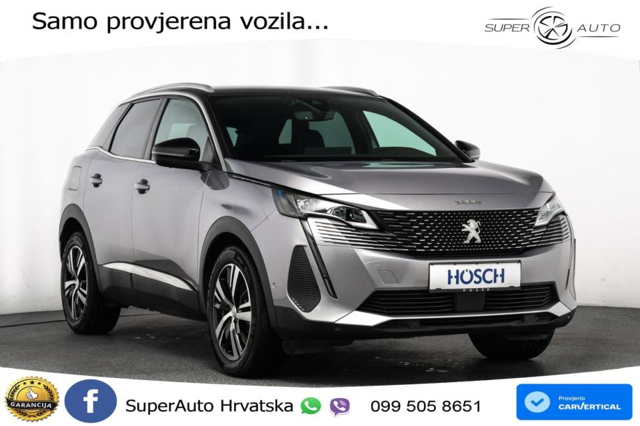 Peugeot 3008 1.2 PureTech GT 131 KS, ACC+KAM+VIRT+NAVI, 2024 god.