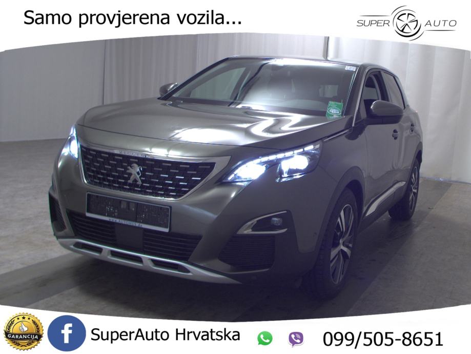 Peugeot 3008 1.5 BlueHDi 130 KS, LED+SHZ+VIRT +TEM+PDC+ASIST, 2018 god.