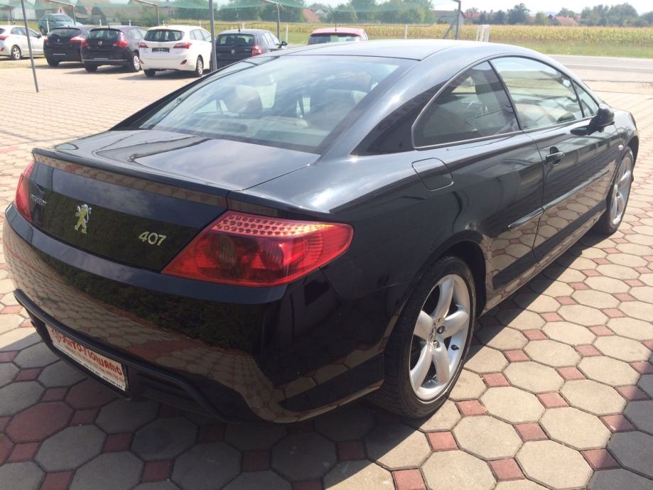 Peugeot 407 Coupe 2,7 V6 HDi Sport 2008.,SERVISNA, NAVI, TEMP, ALU 18 ...