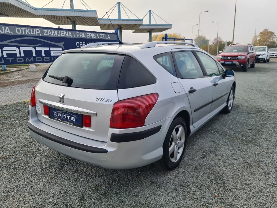 Peugeot 407 SW 1,6 HDi REG 08/23,PANORAMA,TEMPOMAT,VELIKI SERVIS, 2006 god.