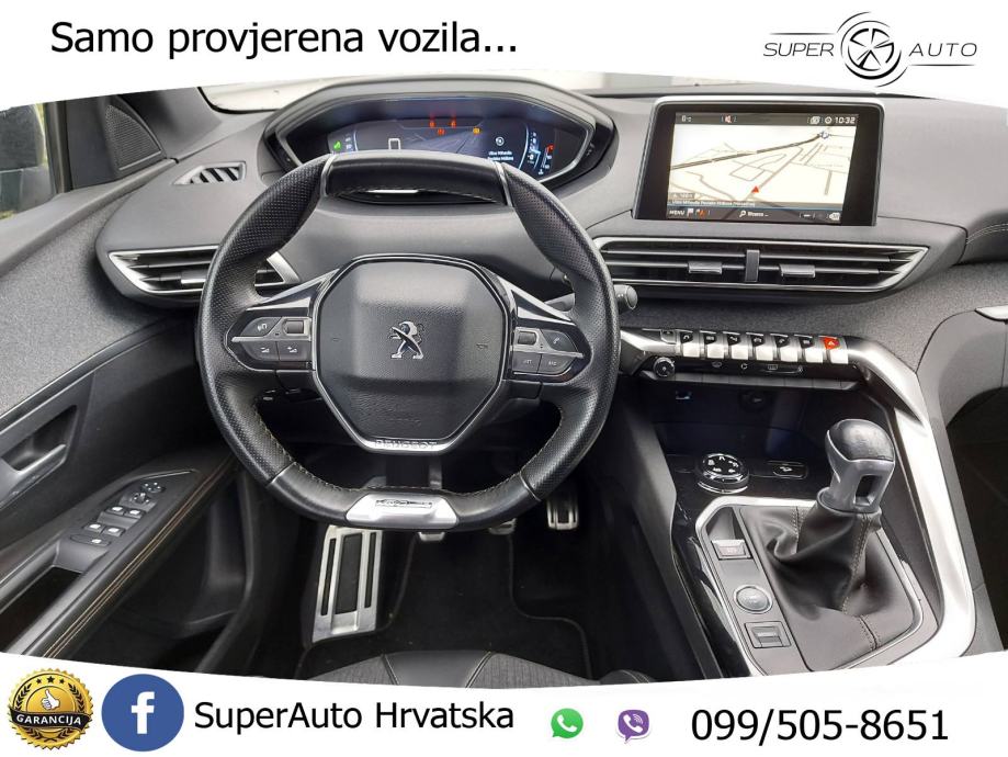 Peugeot 5008 2.0 HDI GT Line 150 KS, 7-SJED.+LED+TEM+KAM+NAVI, 2017 god.