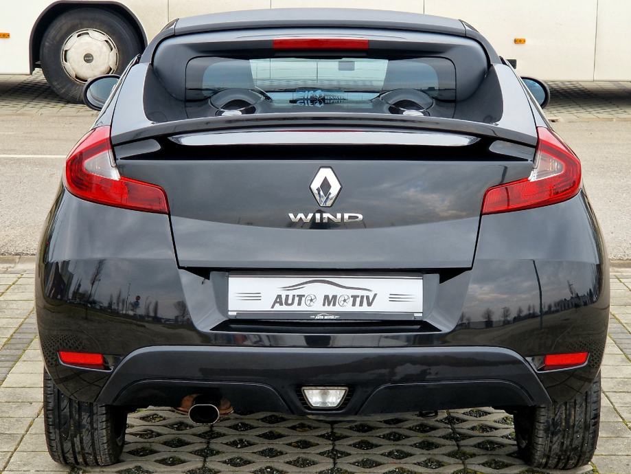 RENAULT WIND 1.2 TCe DINAMIQUE CABRIO - SERVIS-NOVE GUME-REG.07/2024., 2010 god.