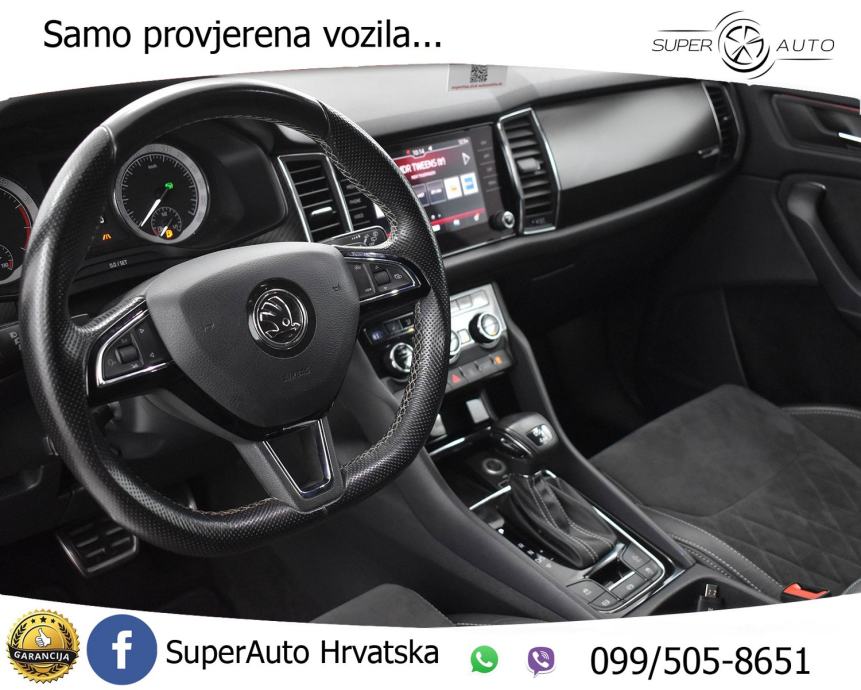 Škoda Kodiaq 2.0 TSI DSG 4x4 Sportline 190 KS, ACC+LED+4xGR SJED+MEMO, 2020 god.