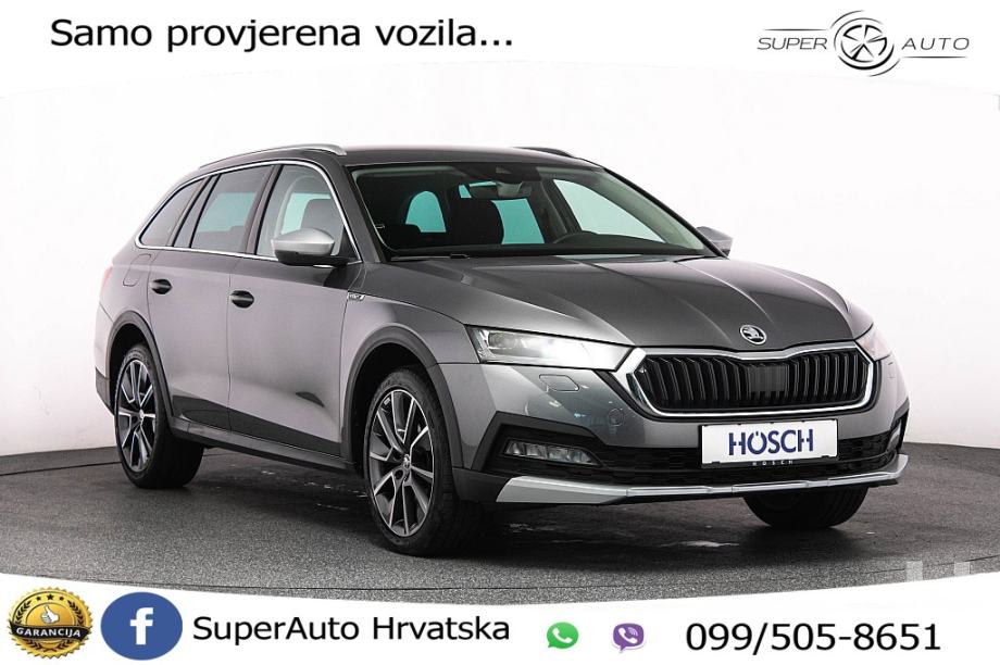 Škoda Octavia Scout 2.0 TDI 4x4 DSG 150 KS, MATRIX+ACC+4xGR SJED+KAM+V, 2022 god.
