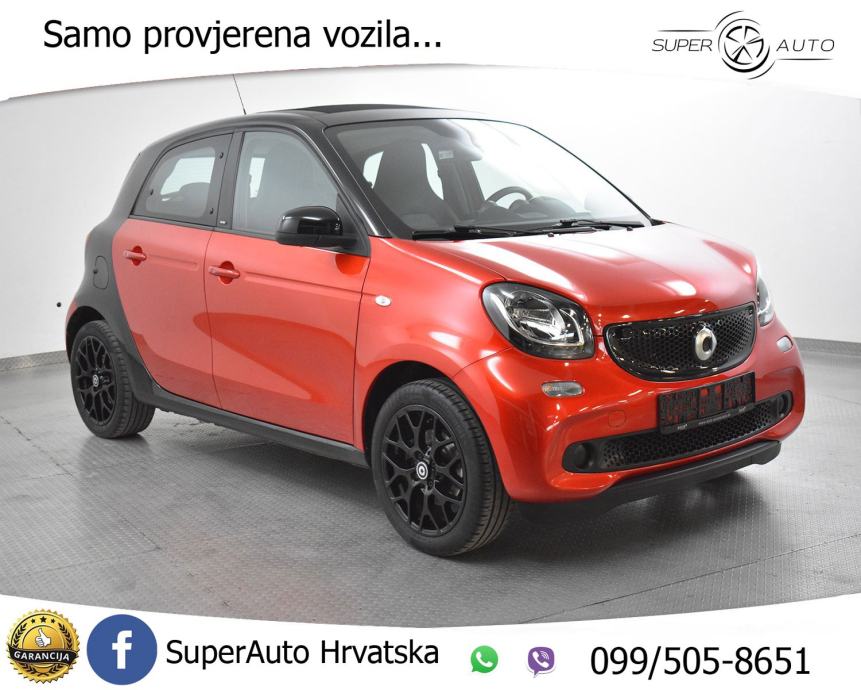 Smart ForFour Prime 90 KS, SPORTPAKET+PANO+KAM+SHZ+KOŽA+NAVI, 2016 god.