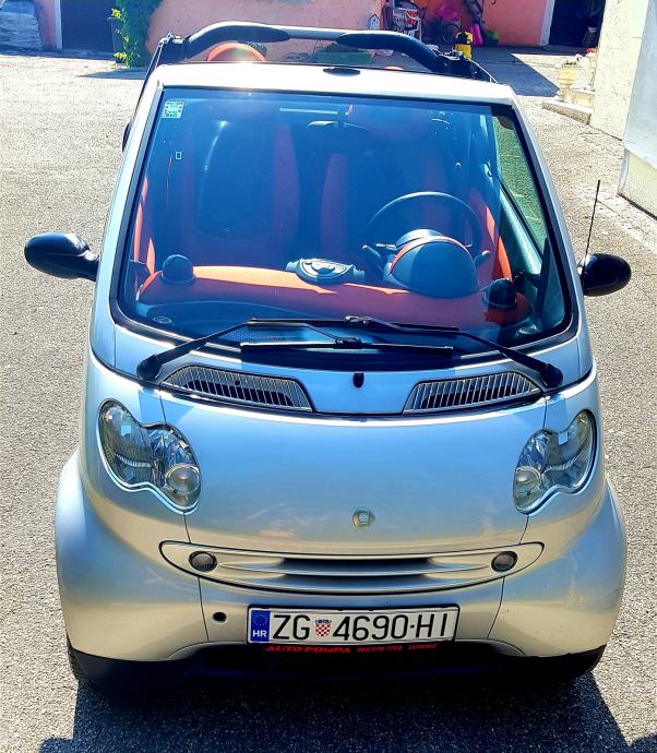 Smart fortwo cabrio,novi krov, novi motor,klima, reg.1 god, top stanje ...