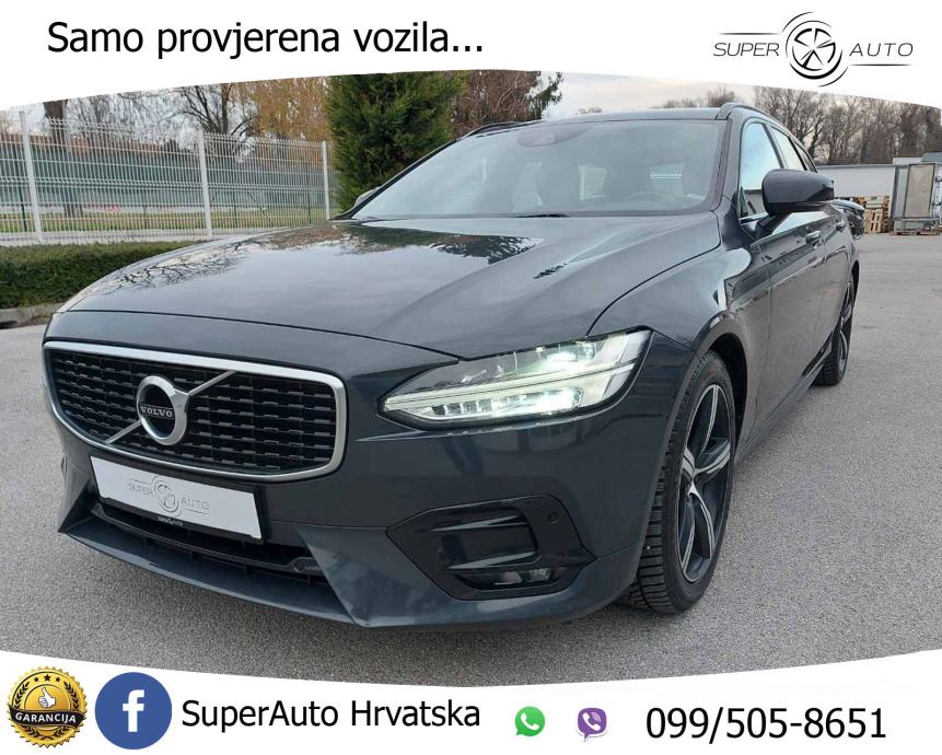 Volvo V90 D5 Aut. AWD R Design 235 KS, u PDV-u REG 11/24 ACC+GR. VENT ...