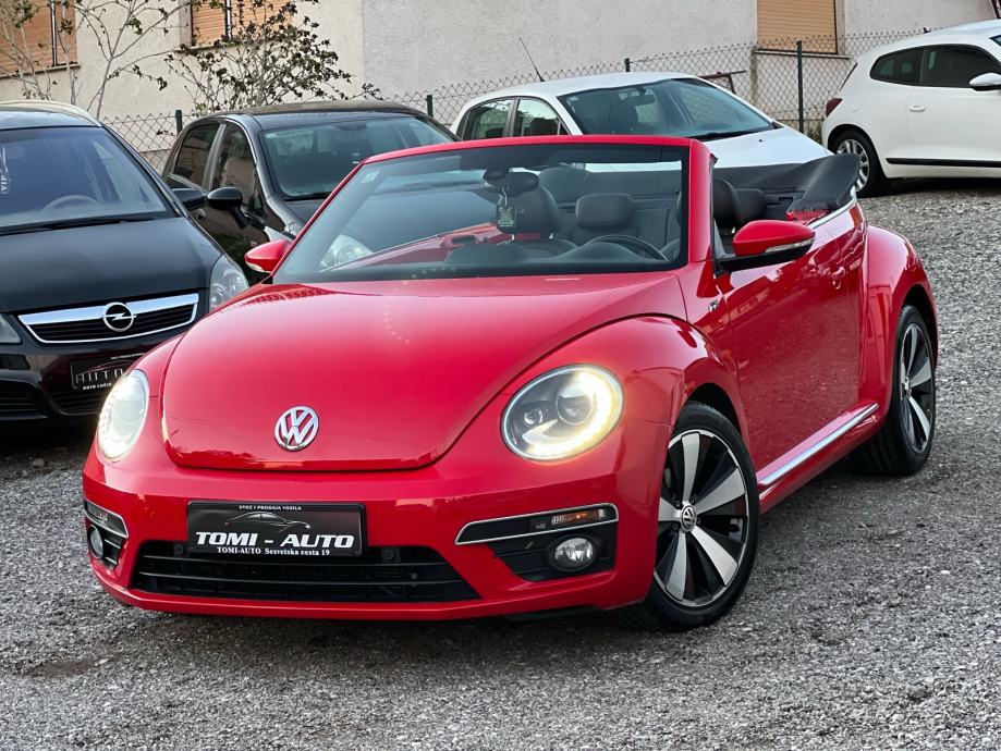 ☆VW BEETLE 2,0 TDI CABRIO-R-LINE-AUTOMATIK-ABT POWER-XENON-JEDINSTVEN ...