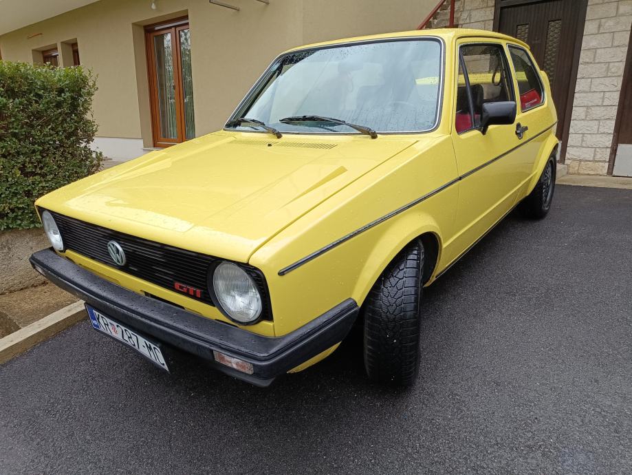 VW Golf 1 1.8 GTI **čitaj oglas** reg godinu dana, 1980 god.