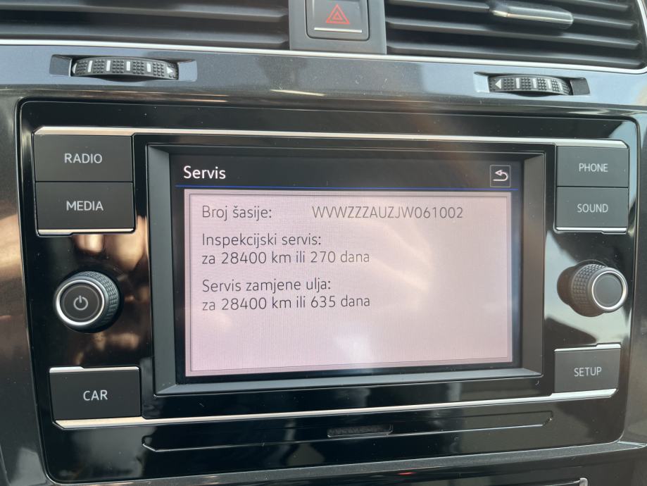 VW Golf 7 1,6 TDI 1.VL Nije uvoz Jamstvo 1G 63000 KM!, 2017 god.