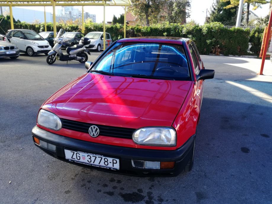 VW*GOLF*III*KARAVAN*1.9 D*2 VL.*REG 09/2018*ŠIBER*SERVO*ODLIČAN*1690 E ...