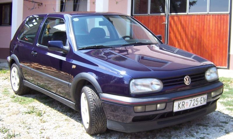 VW Golf III TDI GTI, 20 jahre edition, 1996 god.