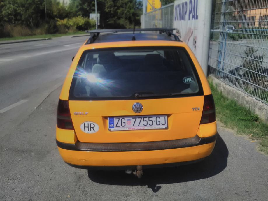 VW Golf IV 1.9 TDI,karavan,reg 08-2019,na ime kupca,klima, 2003 god.