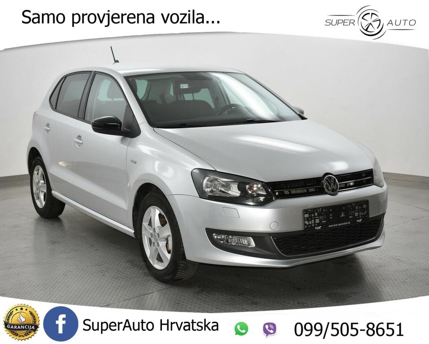VW Polo V 1.6 TDI Match 5-VRATA+KOŽA+SHZ+PDC+TEMP, 2012 god.