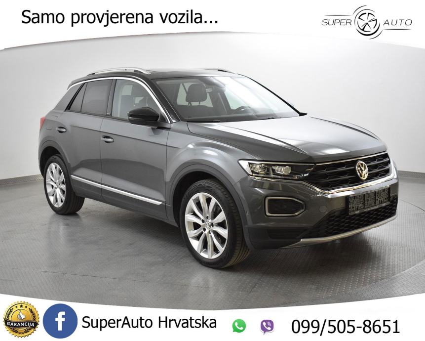 VW T-Roc 2.0 TDI DSG 4M. IQ.DRIVE 150 KS, PANO+LED+ACC+SHZ, 2019 god.