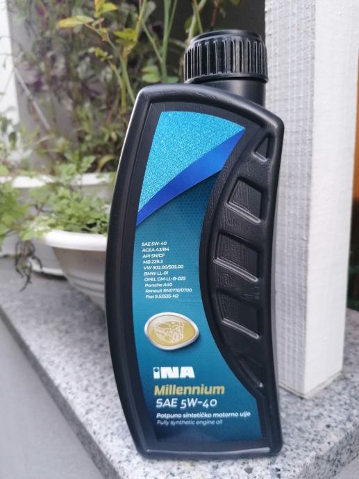 Motorno ulje:OEM VW 5W-40,INA 5W-40(prodano),Mobil 5W-50,Fuchs 10W-50
