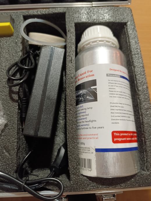 Set za polimerizaciju farova sa koferom