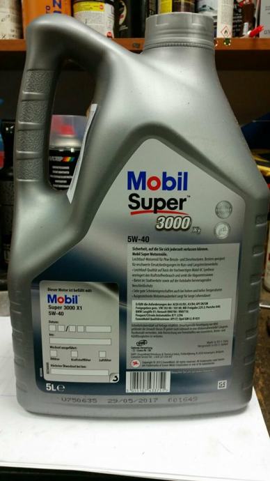 ULJE MOBIL Super 3000 x1 5W-40 HC Synthese 10L 400 kn