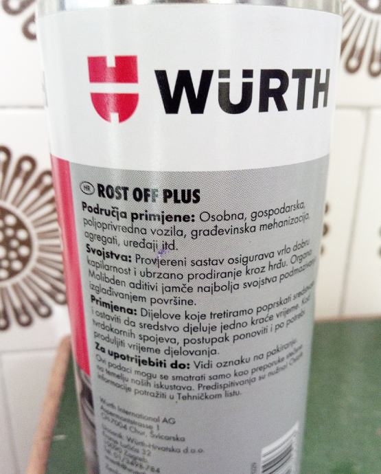 Wurth Rost off plus *NOVO*