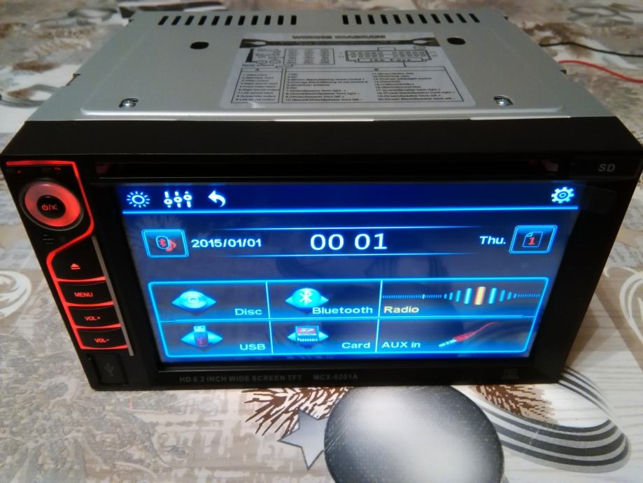 NOVA 2DIN multimedija MCX-6201A