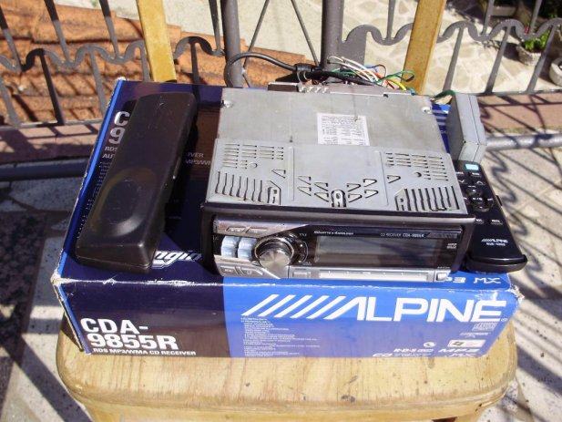 Alpine 9855 headunit, 4V izlazi,vremenska korekcija, TOP MODEL
