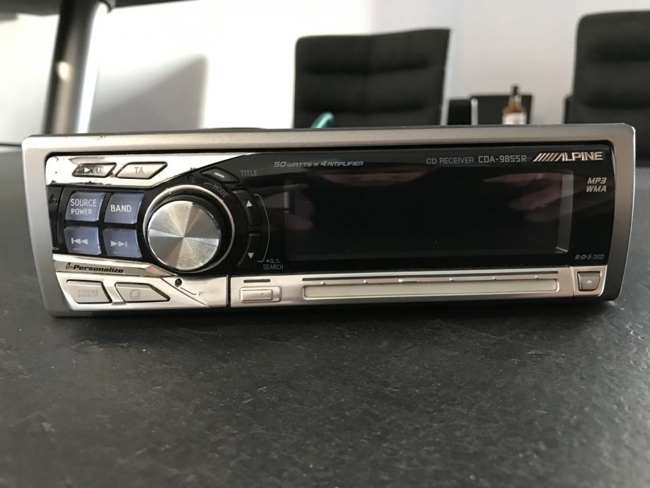 Alpine 9855r auto radio