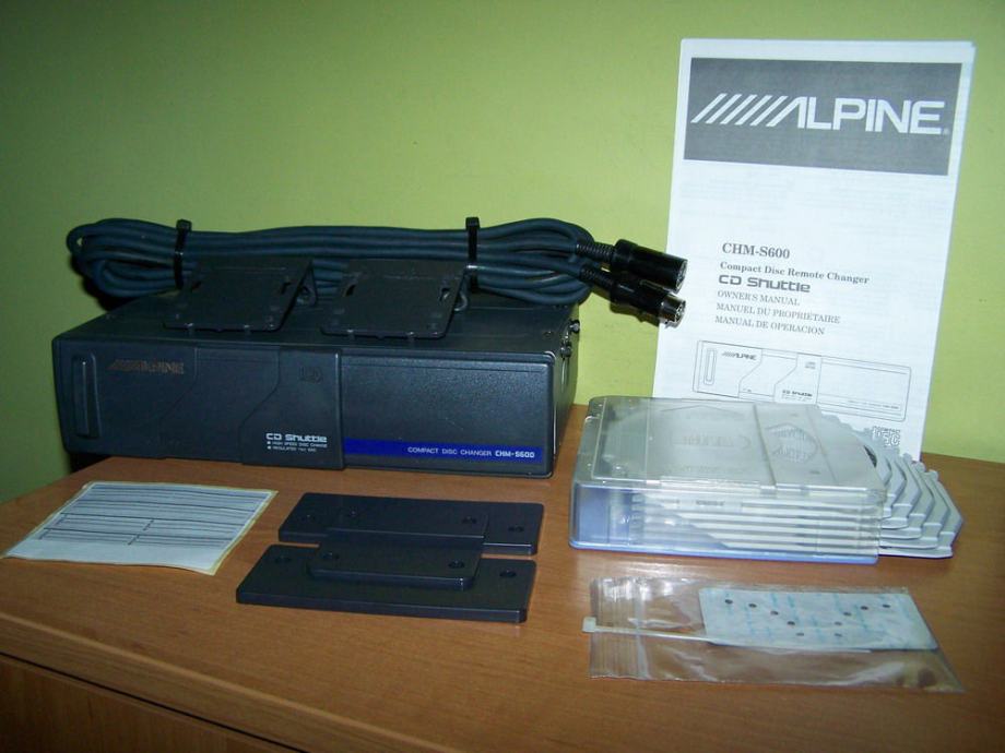 Alpine CD changer & casette receiver