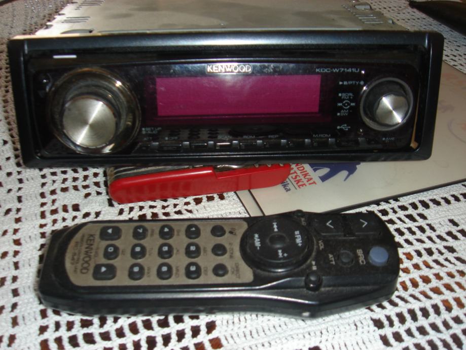 Auto radio Kenwood MP3, USB, CD, AUX