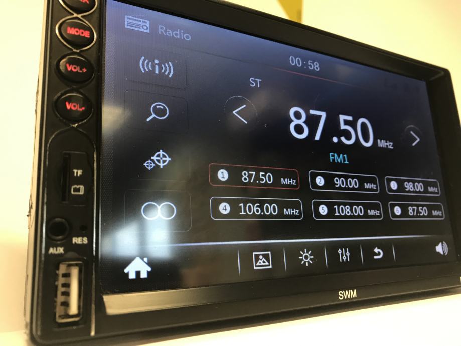 Autoradio 2 DIN SWM-N6 bluetooth 7”