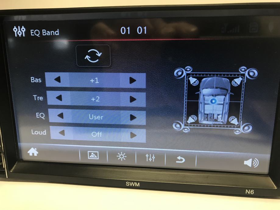 Autoradio 2 DIN SWM-N6 bluetooth 7”