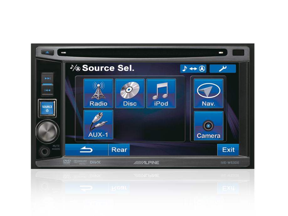 NOVO! Autoradio ALPINE IVE-W530E