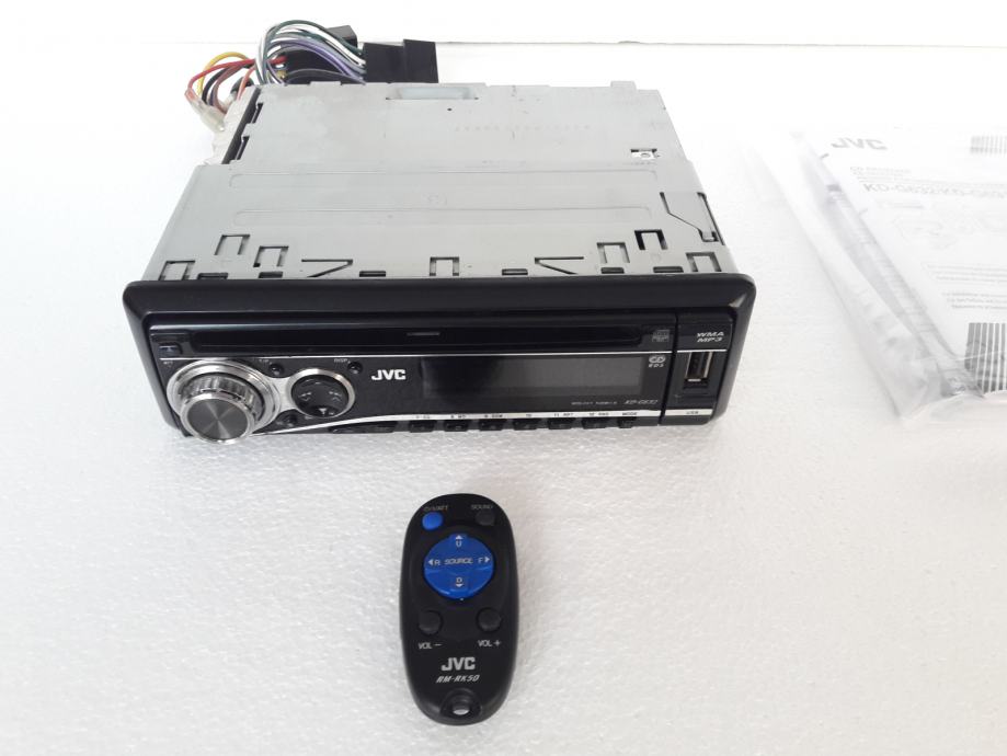Autoradio CD JVC KD-G632, USB, MP3, WMA, RDS, RECEIVER MOS-FET 50w×4