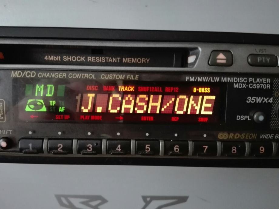 AUTORADIO MINIDISC SONY MDX-C5970R